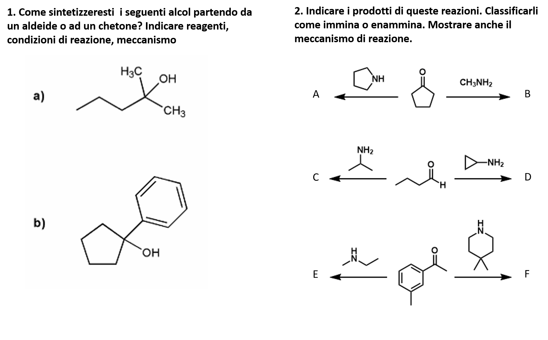Aldeidi e chetoni: Reazioni di Addizione nucleofila | Chimica Organica ...