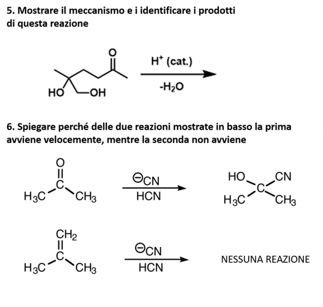 Aldeidi e chetoni: Reazioni di Addizione nucleofila | Chimica Organica ...