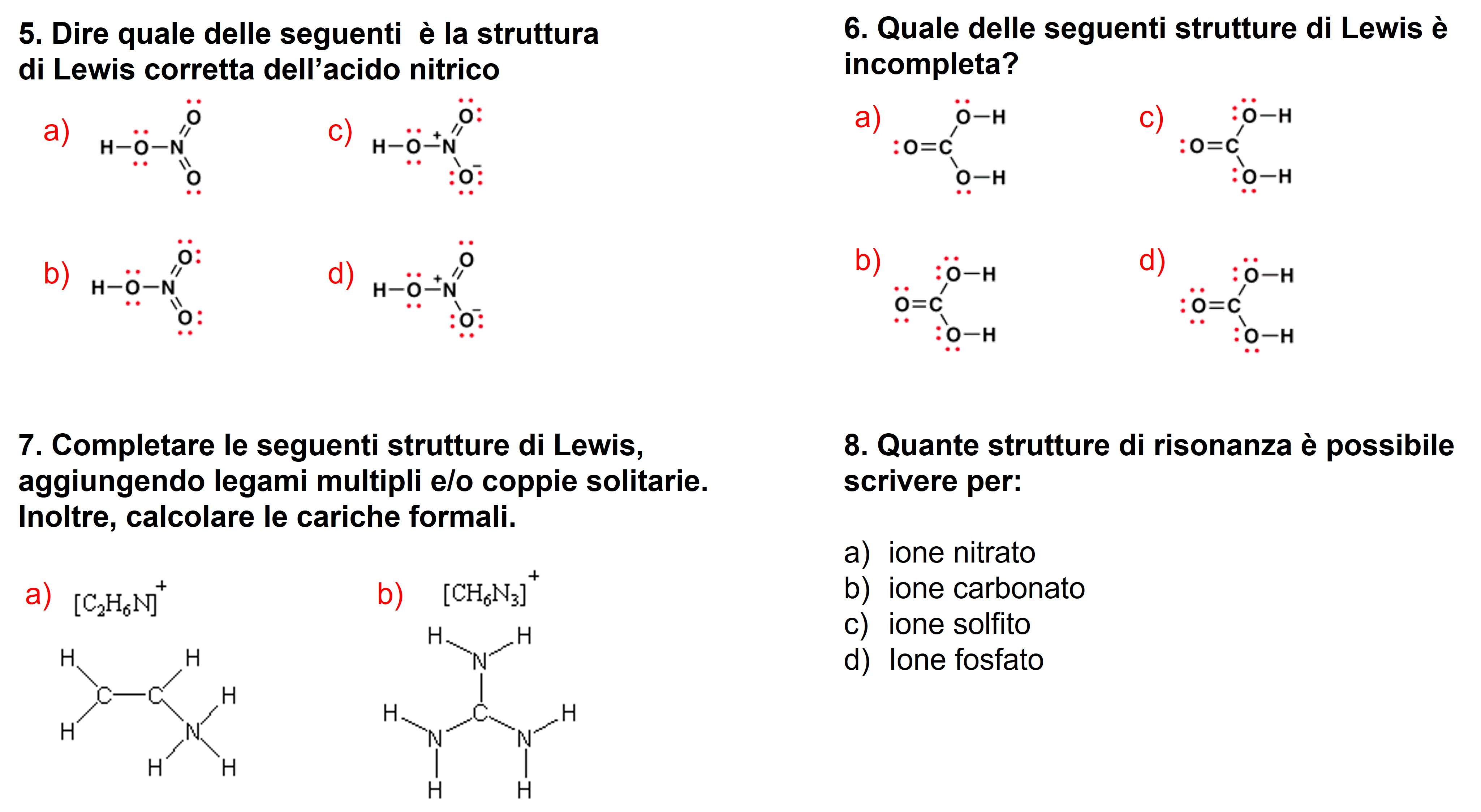 Strutture di Lewis | Chimica Organica-DiSTABiF