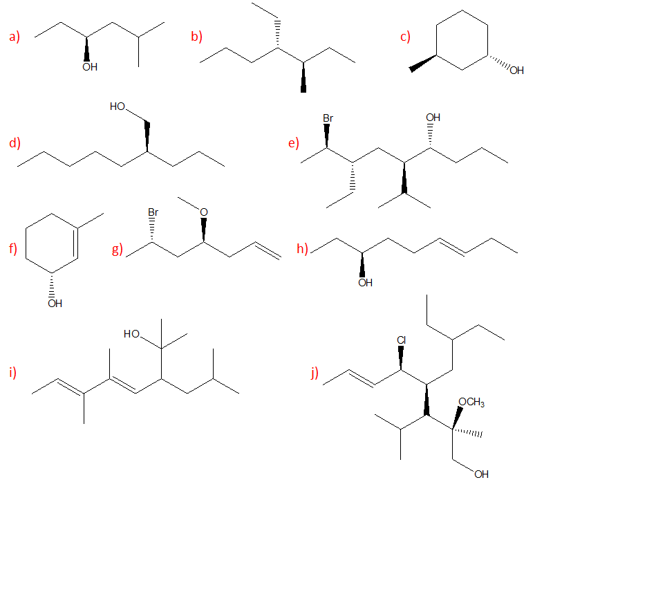 Nomenclatura alcoli | Chimica Organica-DiSTABiF