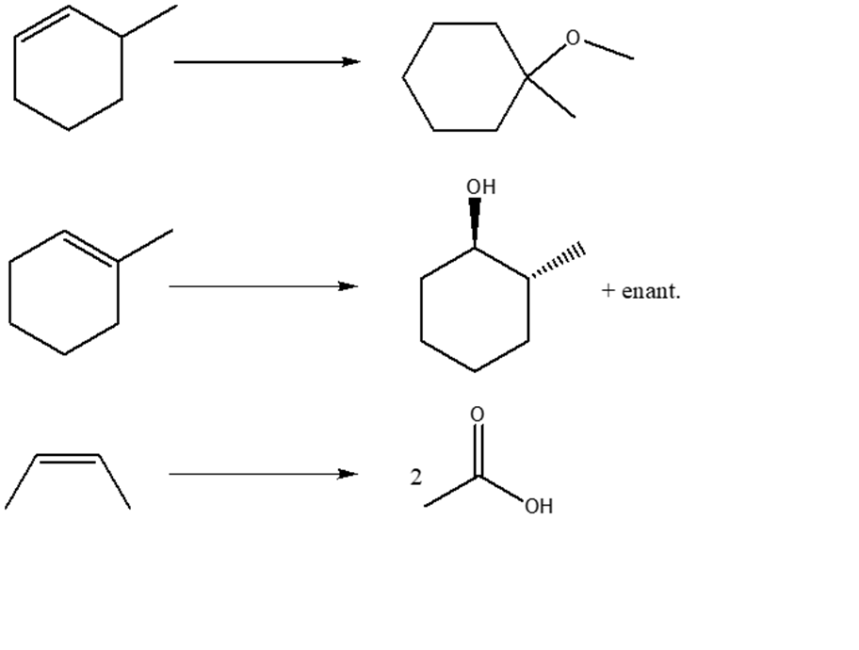 Esercizi su reazioni degli alcheni | Chimica Organica-DiSTABiF